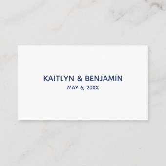 Wedding RSVP Online Navy Handwriting Insert Card | Zazzle