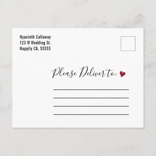 Wedding Save the Date June 2020 Calendar Photo Invitation Postcard | Zazzle