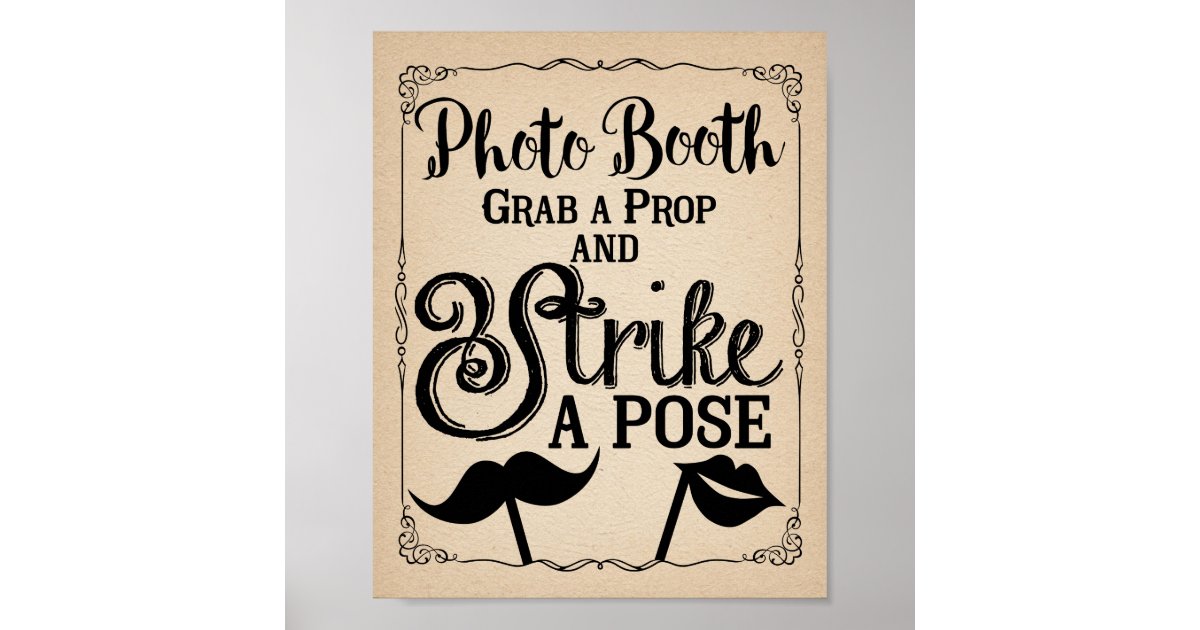 Wedding selfie photo booth sign | Zazzle