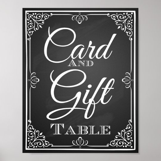 Wedding sign card and gift table | Zazzle.com