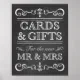 Wedding Sign – Cards & Gifts Chalkboard Sign | Zazzle