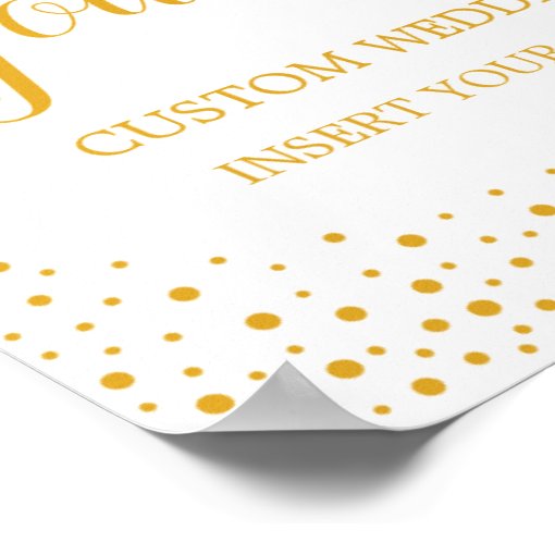 Wedding Sign – Create Your Own Confetti Sign | Zazzle