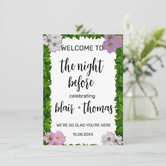 Wedding Sign Invitation | Zazzle