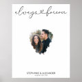 Wedding Signature Guest Photo Poster | Zazzle