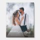 Wedding Simple Elegant Typography Picture Ledge | Zazzle