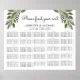 Wedding Sprigs - Alphabetical Seating Chart | Zazzle