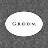 Wedding Sticker Groom | Zazzle