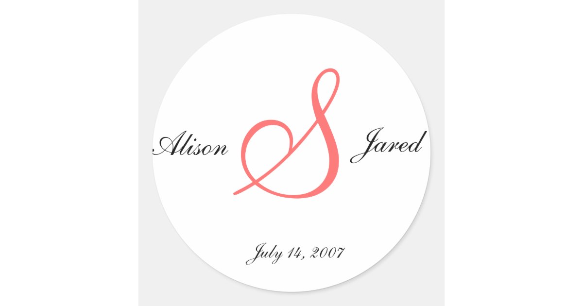 Marriage Sticker Wedding