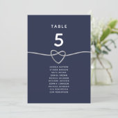 Wedding Table Number Seating Chart | Zazzle