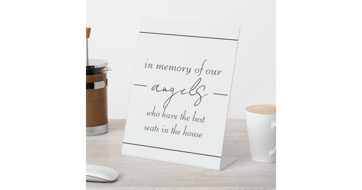 Wedding Tabletop Signs | Zazzle