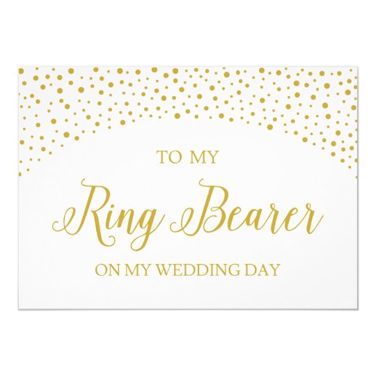 Wedding Thank You Card for Ring Bearer | Zazzle.com