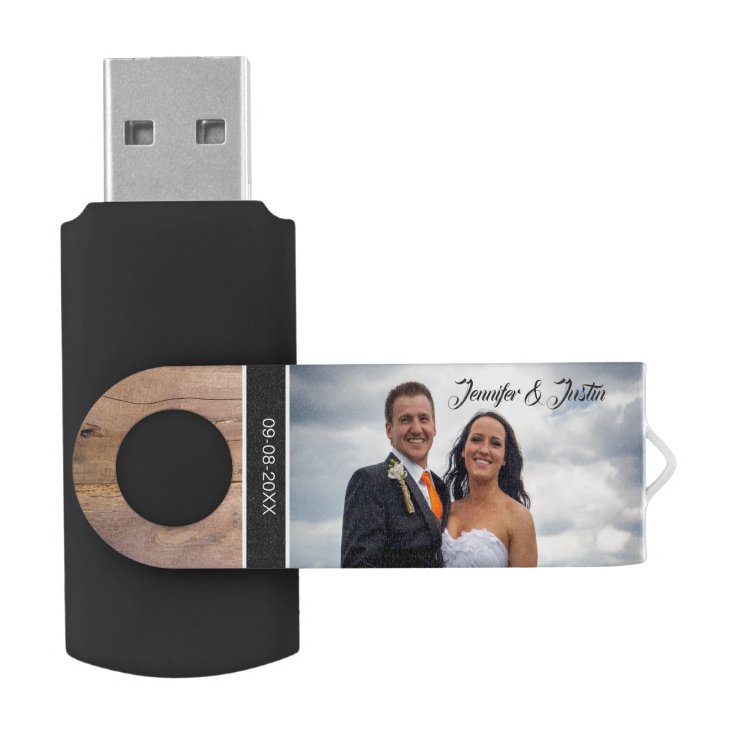 Wedding Thumb Drives- Personalized for Families Flash Drive | Zazzle