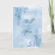 Wedding Usher Greeting Card: Sky Blue Elegance Invitation | Zazzle