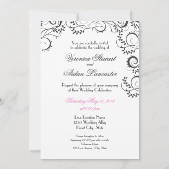 Wedding Vintage Dance Couple Invitation | Zazzle