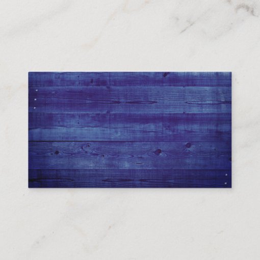 Wedding Website Rustic Blue Wood Enclosure Card | Zazzle