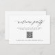 Wedding welcome party QR code details invitation | Zazzle