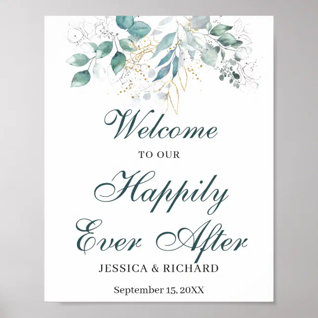 Wedding Welcome Poster Sign | Zazzle