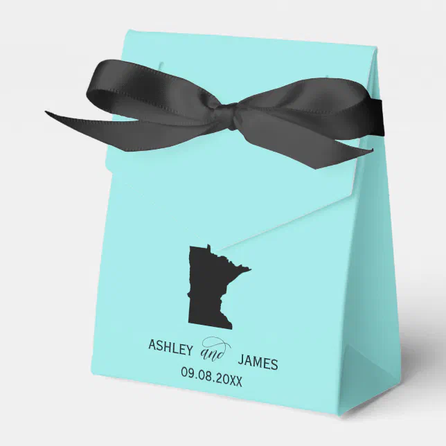 Wedding Welcome to Minnesota Favor Box State Map | Zazzle