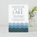 Weekend at the Lake Bachelor Party Invitation | Zazzle