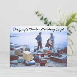 Weekend Fishing Trip Invitation | Zazzle