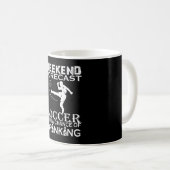 WEEKEND FORECAST SOCCER COFFEE MUG | Zazzle