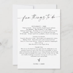 Weekend Wedding Event List, Wedding Welcome Letter Invitation | Zazzle