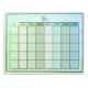 Weekly Planner Daily Blue Green Color Notepad | Zazzle