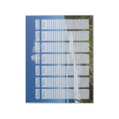 Weekly Planner Ocean Waves Photograph Beach Grass Notepad | Zazzle