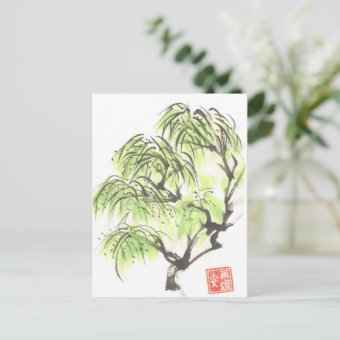 Weeping Willow Tree Postcard | Zazzle