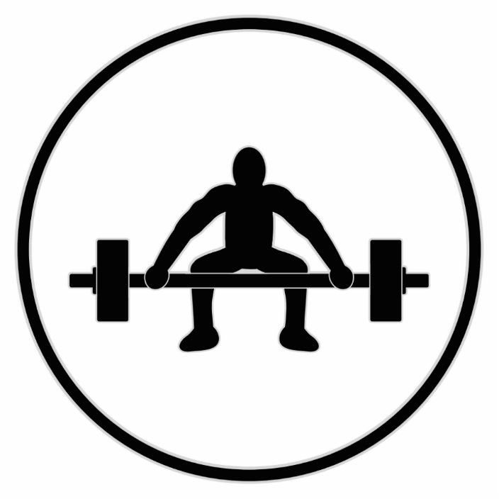 Weight Lift Sign Cutout | Zazzle.com