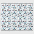 Weight Lifting Snowman Staying Fit Wrapping Paper | Zazzle