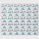 Weight Lifting Snowman Staying Fit Wrapping Paper | Zazzle