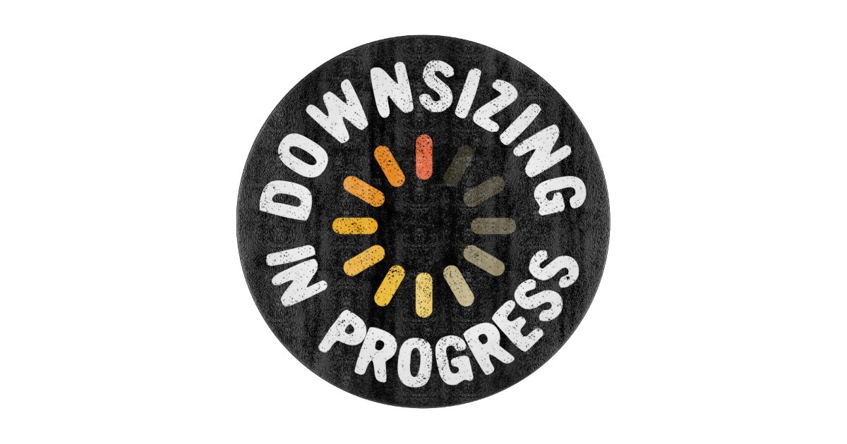Weight Loss Action Plan Downsizing in Progress Cutting Board | Zazzle