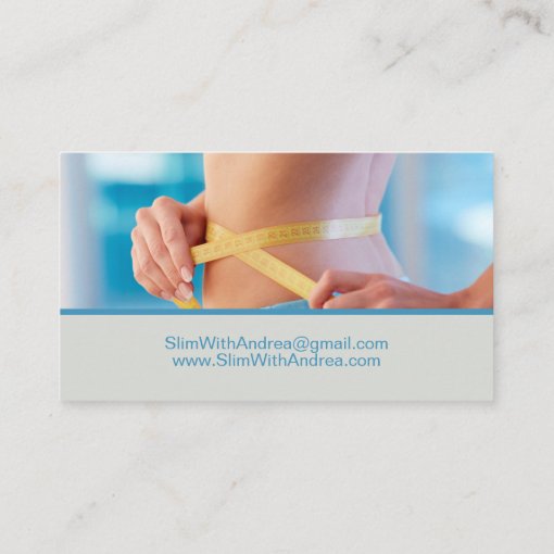 Weight Loss Consultant Slimming Business Card | Zazzle
