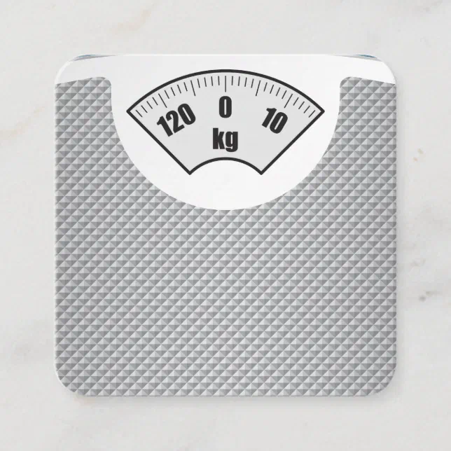 Weight Scale | Fitness Coach | Personal Trainer Appointment Card | Zazzle