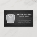 Weight Scale | Personal Trainer | Nutritionist Appointment Card | Zazzle