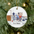 Weightlifter - Male Ceramic Ornament | Zazzle