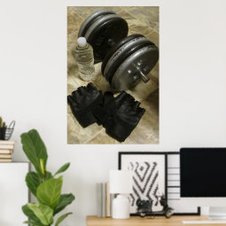 Weightlifting and Exercise Gym Poster | Zazzle