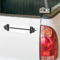 Weightlifting Barbell Bumper Sticker | Zazzle