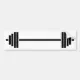Weightlifting Barbell Bumper Sticker | Zazzle