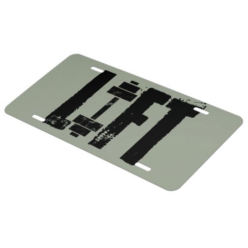 weightlifting LIFT License Plate | Zazzle