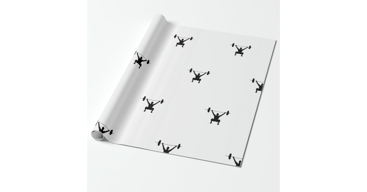 Weightlifting Wrapping Paper | Zazzle