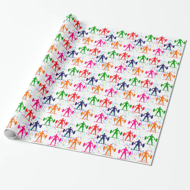 WEIGHTLIFTING WRAPPING PAPER | Zazzle