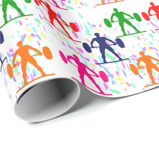 WEIGHTLIFTING WRAPPING PAPER | Zazzle