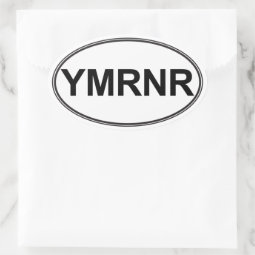 Weimaraner Nation : YMRNR Euro Style Oval Sticker | Zazzle