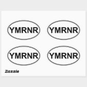 Weimaraner Nation : YMRNR Euro Style Oval Sticker | Zazzle