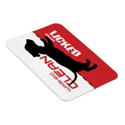 Weiner Dog Puppy Dishwasher Magnet - Licked Clean | Zazzle