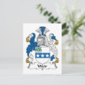 Weir Family Crest Postcard | Zazzle