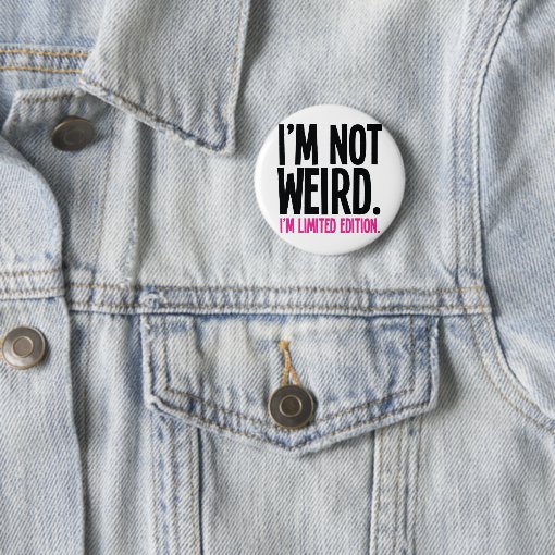 Weird Button | Zazzle