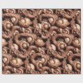 Weird Creepy Alien Slimy Octopus Tentacle Wrapping Paper | Zazzle